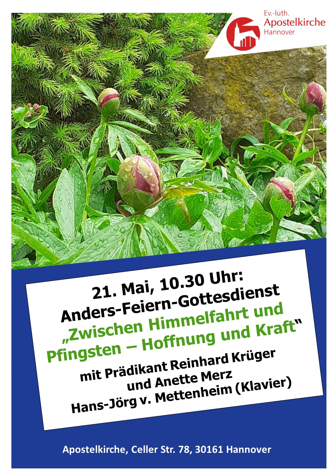 Apostel-und-Markus-Gemeinde Hannover – Anders Feiern-Gottesdienst am 21 ...