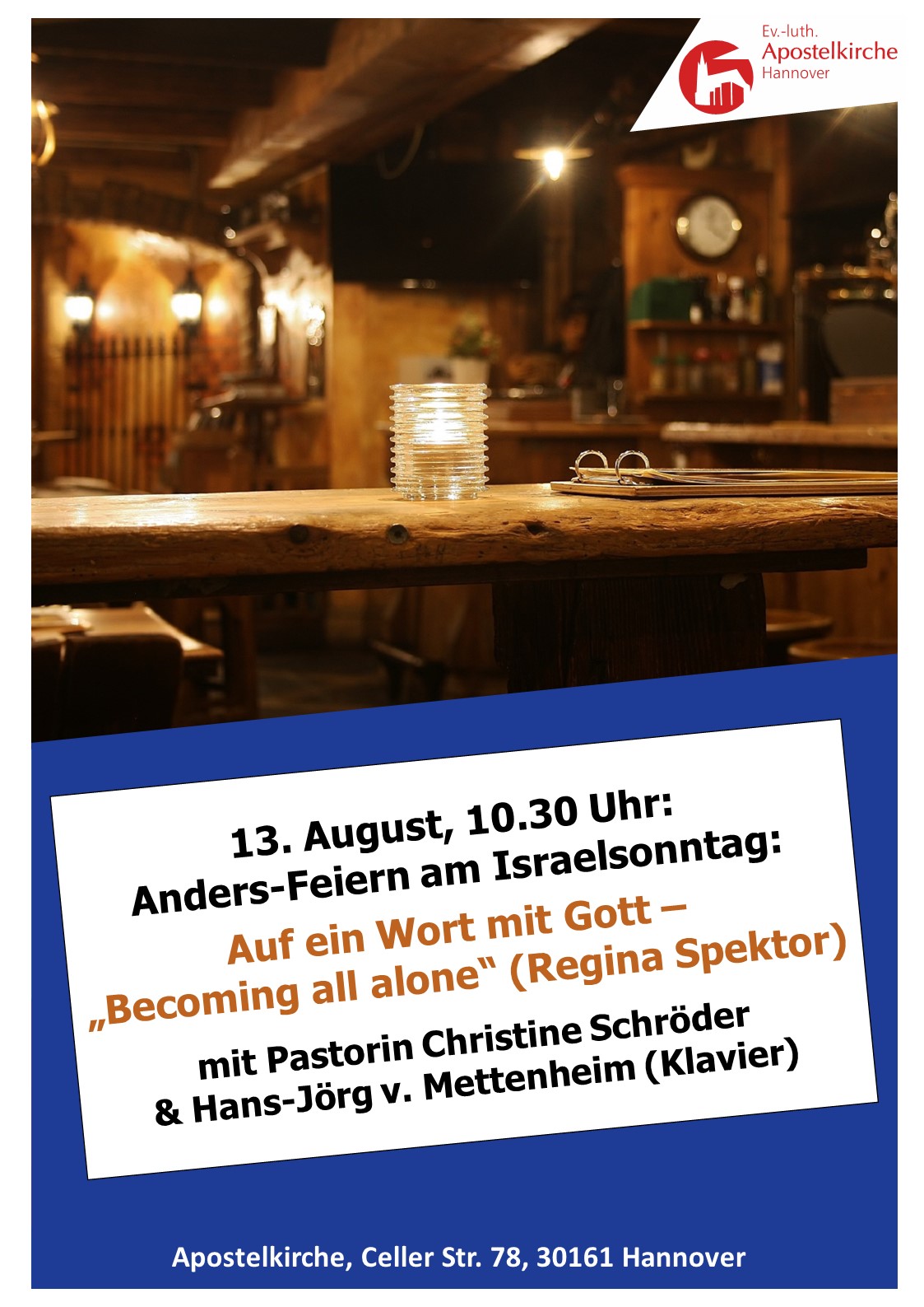 Apostel-und-Markus-Gemeinde Hannover – Anders-Feiern-Gottesdienst am 13 ...