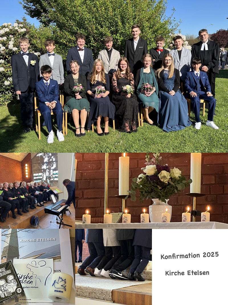 Kirche Etelsen – Konfirmation 2025