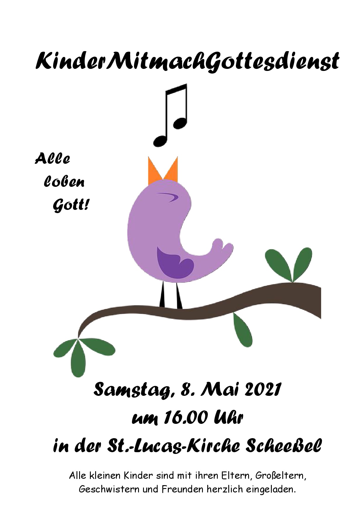 St.-Lucas-Kirchengemeinde Scheeßel – Kinder Mitmach Gottesdienst